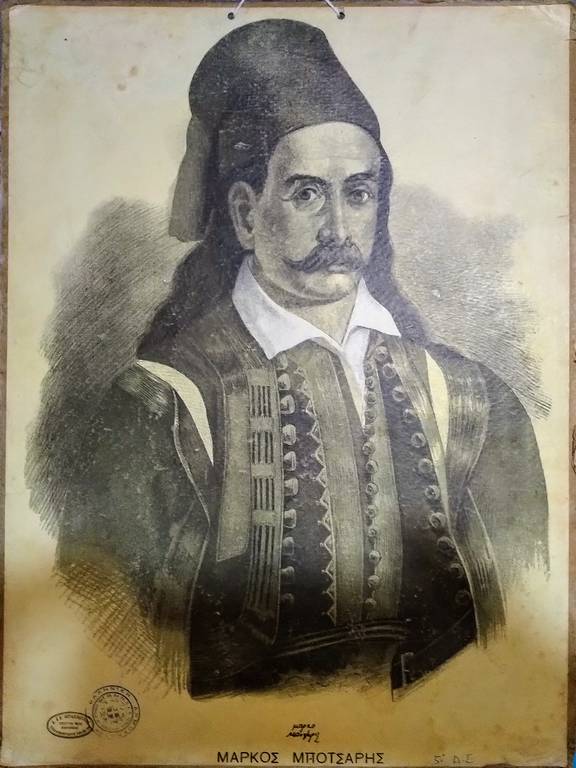 Μάρκος Μπότσαρης - Μουσείο Εκπαίδευσης Αγίου Δημητρίου